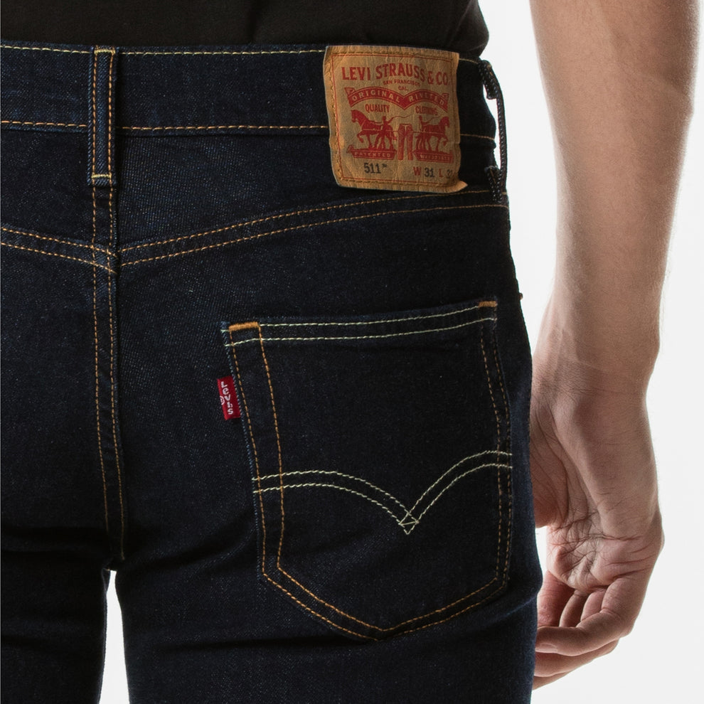 511™ スリムフィット ジーンズ ダークインディゴ – リーバイス®公式オンラインストア