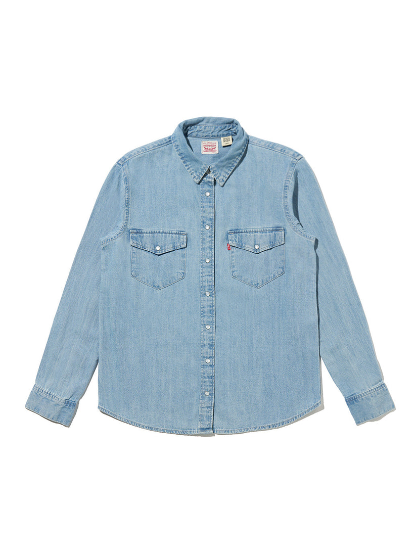 ICONIC ウエスタンシャツ ライトインディゴ – リーバイス®公式オンラインストア