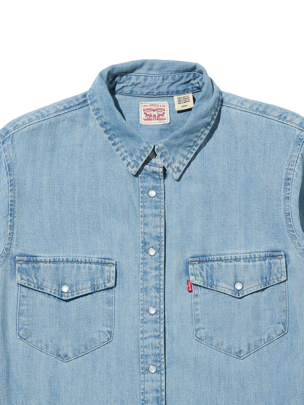 ICONIC ウエスタンシャツ ライトインディゴ – リーバイス®公式オンラインストア