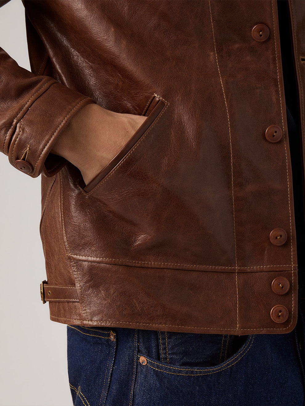 MENLO COSSACK LEATHER JACKET – リーバイス®公式オンラインストア