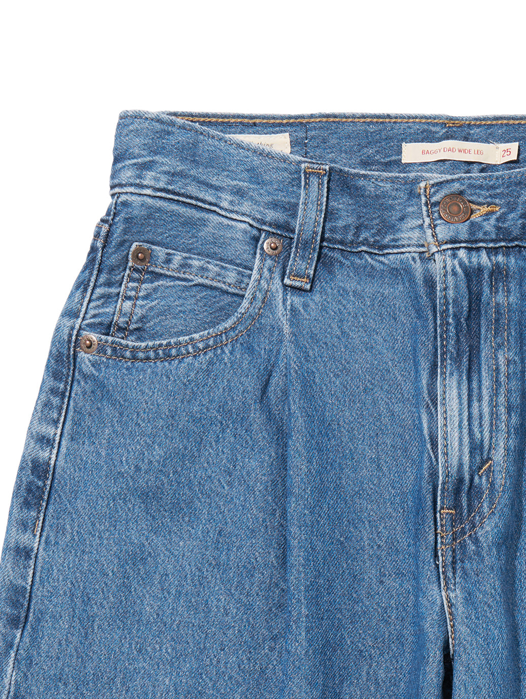 BAGGY DAD WIDE LEG ジーンズ ミディアムインディゴ – リーバイス®公式オンラインストア