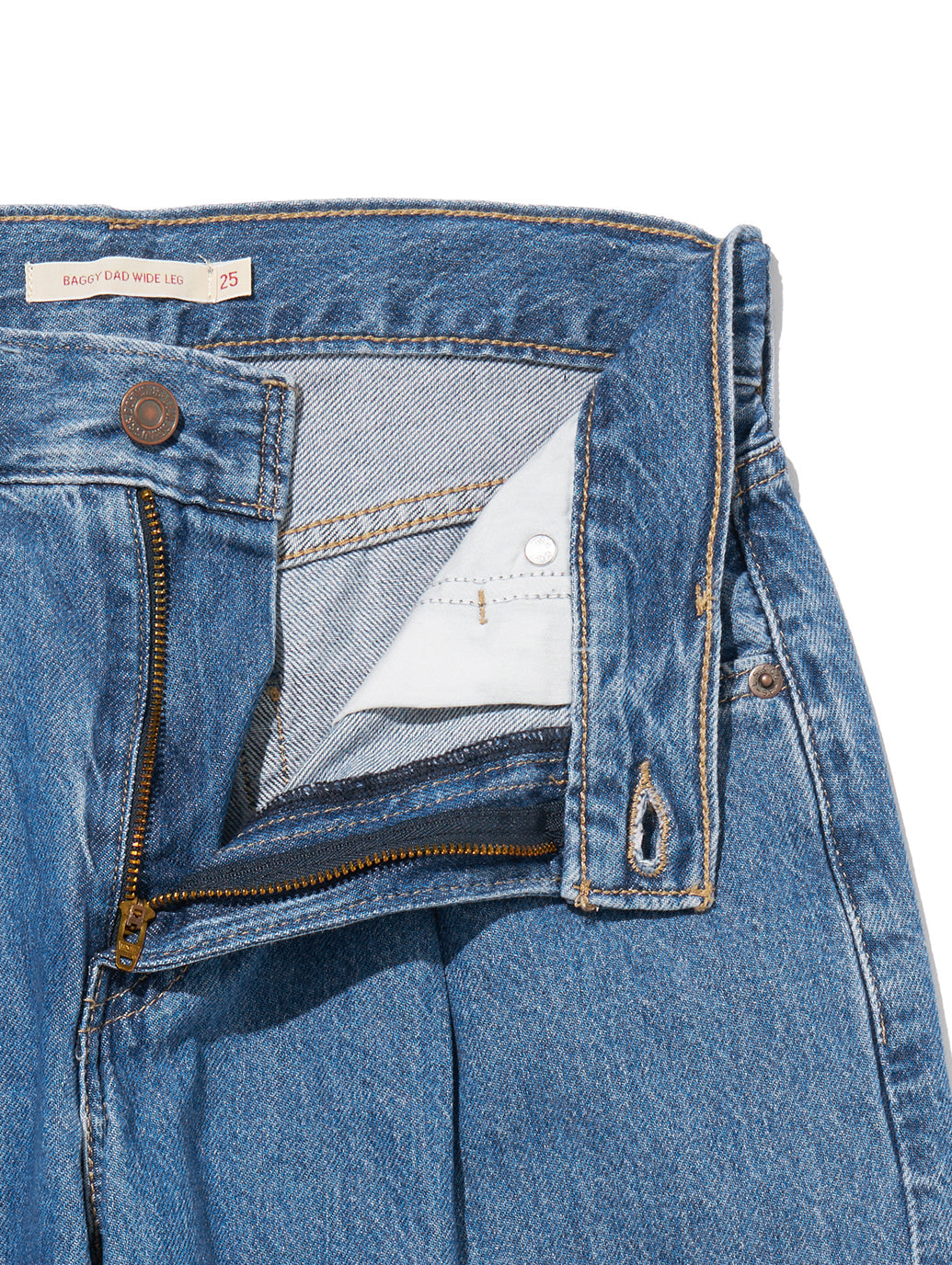 BAGGY DAD WIDE LEG ジーンズ ミディアムインディゴ – リーバイス®公式オンラインストア